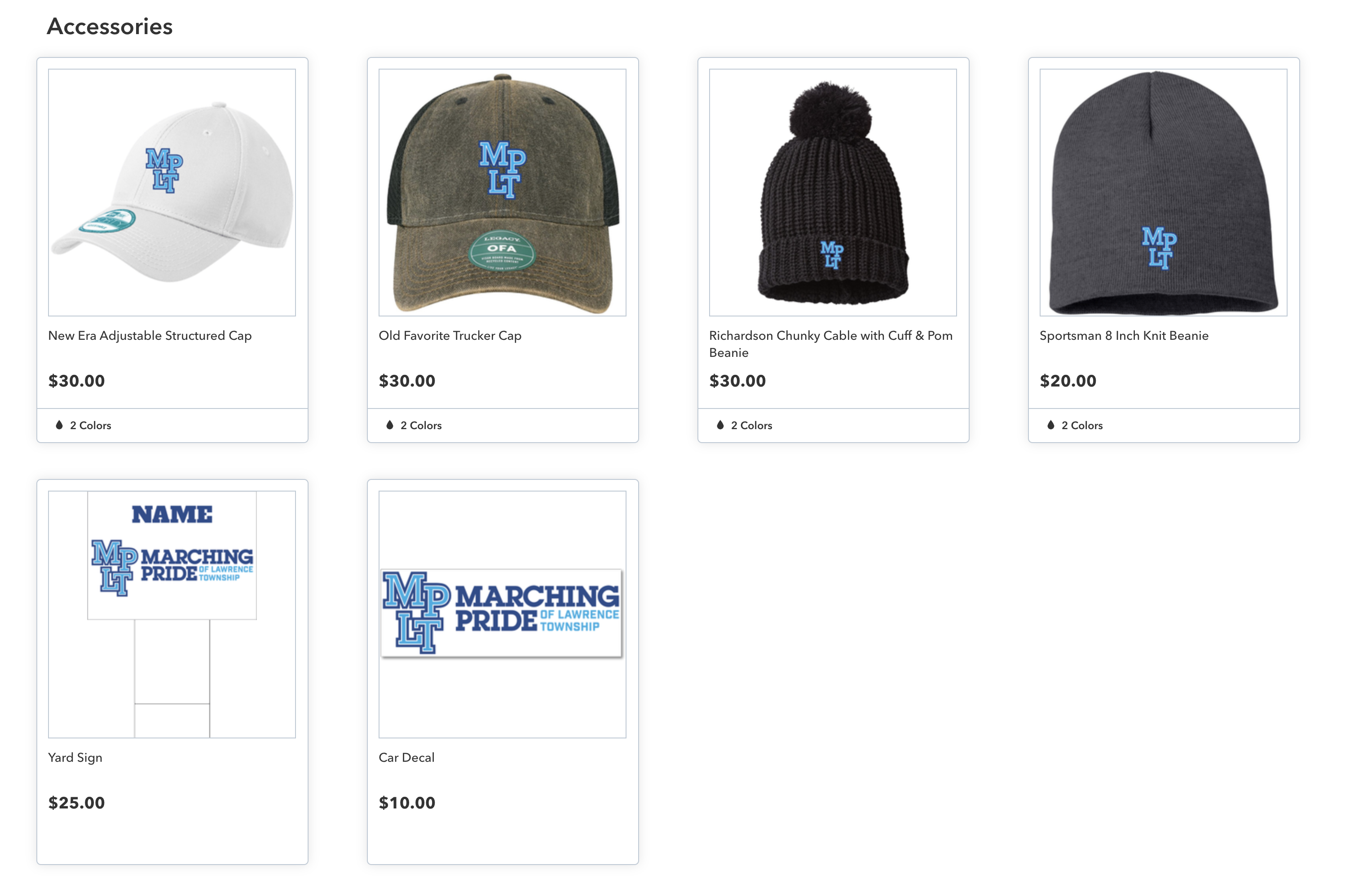 MPLT Merch – Marching Pride of Lawrence Township